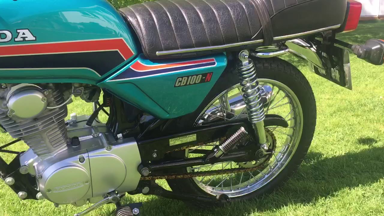 Honda CB100N, 1982 mod. - YouTube
