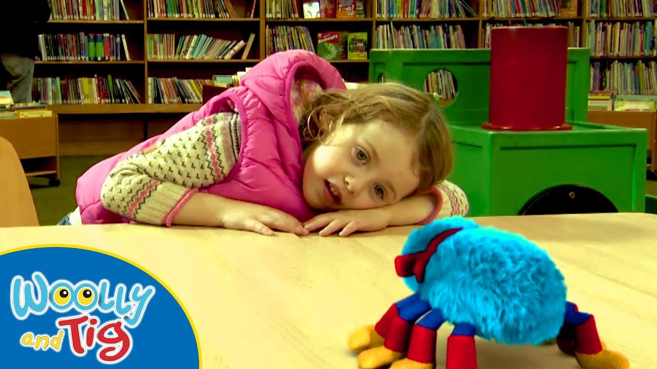 @WoollyandTigOfficial- Tig Goes to the Library | TV Show for Kids | Toy ...