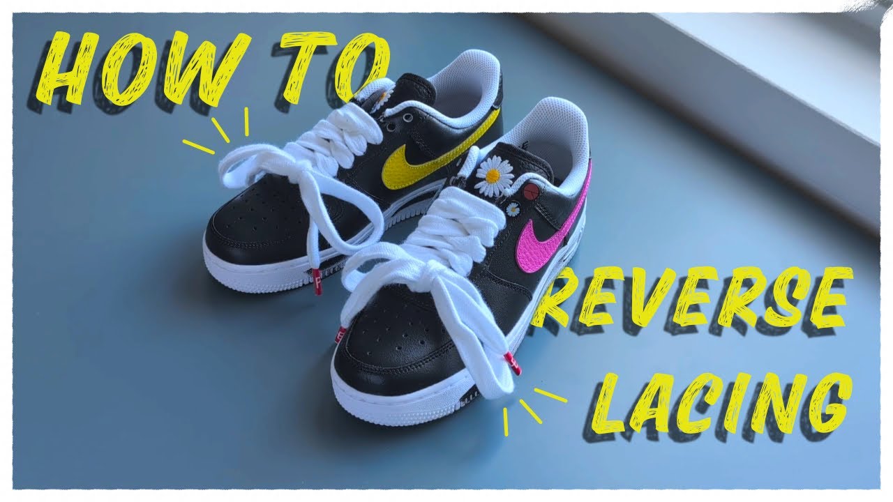 How to Reverse Lacing - Lace it like GDragon - Nike Paranoise 3.0 ...