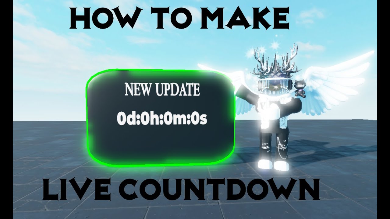 How to make a LIVE COUNTDOWN in Roblox Studio (2024) - YouTube