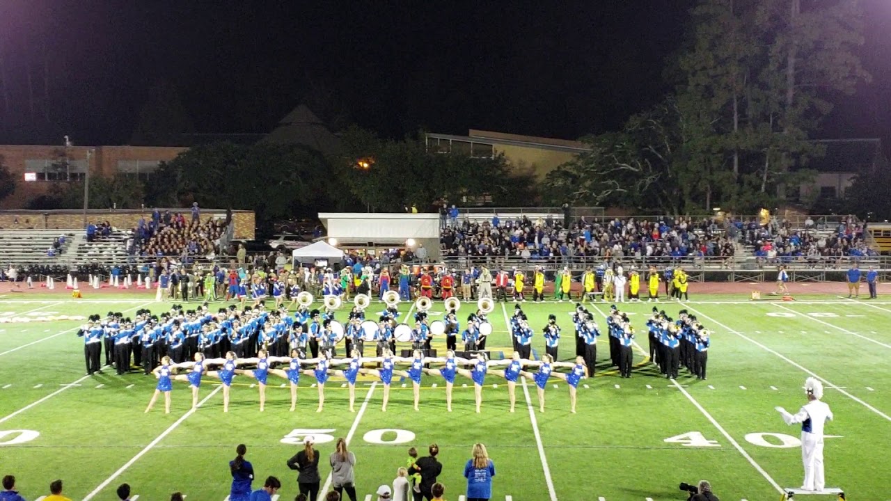 Mandeville High School Band Halftime Show 1 - Oct 26. 2018 - YouTube