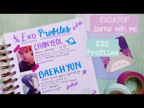 EXO/KPOP Journal With Me #2: EXO Profiles - YouTube