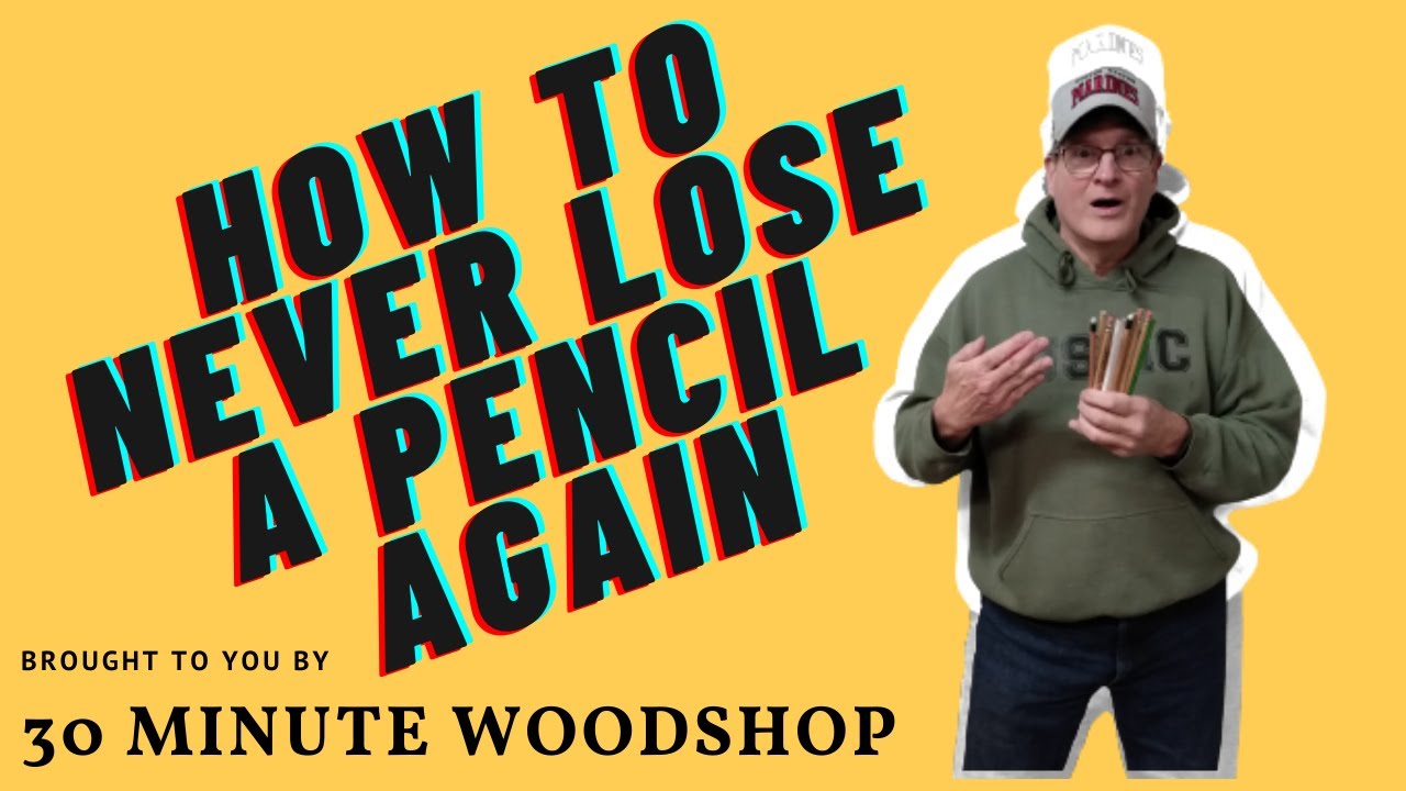 How to Never Lose a Pencil Again - Quick Tip - YouTube