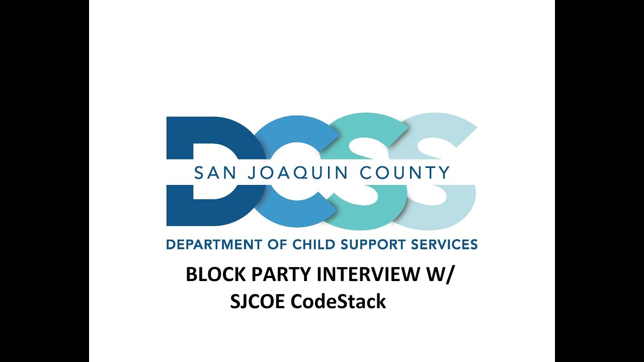 SJCDCSS Block Party Interview w/ SJCOE CodeStack - YouTube