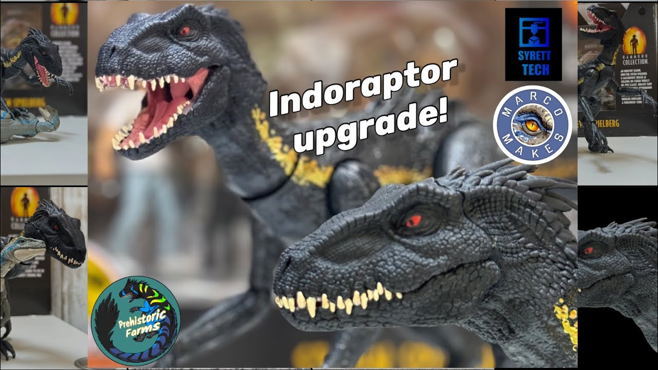 Giving my indoraptor an upgrade! Indoraptor replacement head by ...