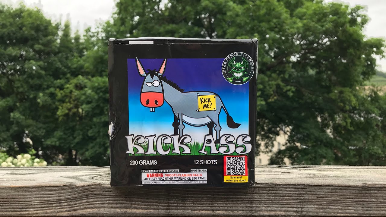 Kick Ass firework by Pyro Demon Fireworks. - YouTube