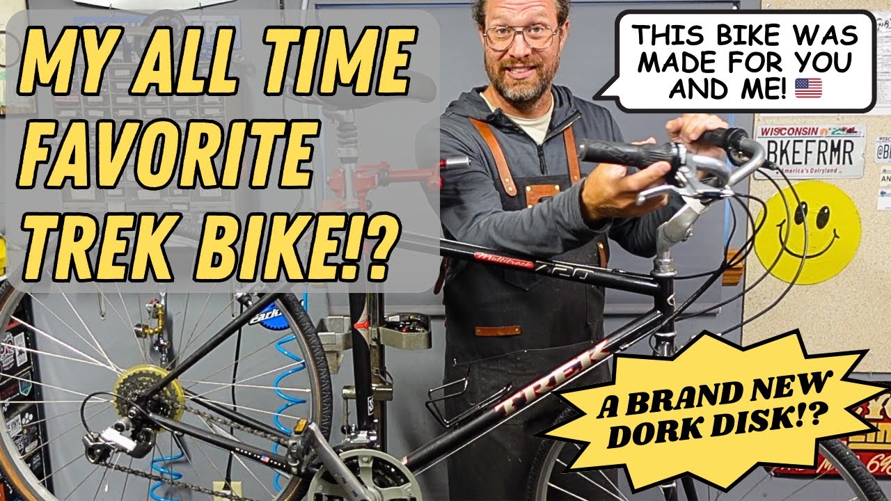 MY FAVORITE TREK gets a BRAND NEW DORK DISK! + Tuneup, Tires, Tubes ...