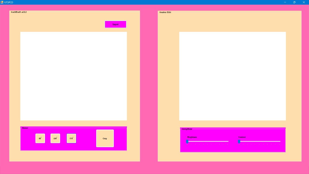 pengolahan citra digital UTS membuat import rotasi crop adjust gambar visual basic - YouTube