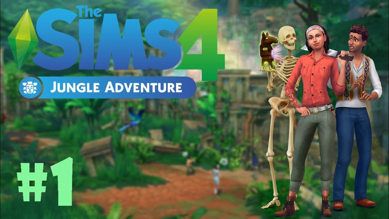 The Sims 4 Jungle Adventure Oynayalım!! 🗿🐜🐝⛺ | Bölüm 1 | C-A-S & Build ...