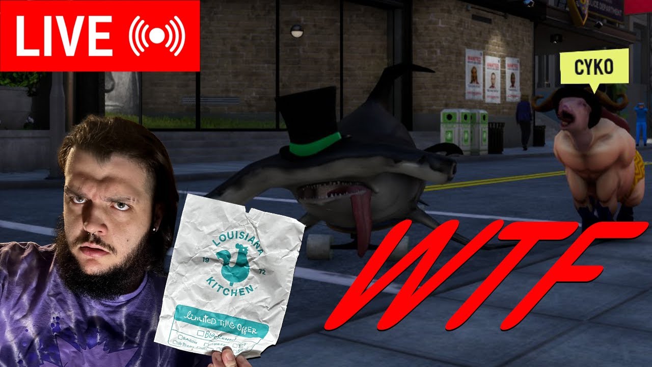 GOAT SIMULATOR + POPEYE'S CHICKEN SANDWICH (IT GETS WEIRD!) - YouTube