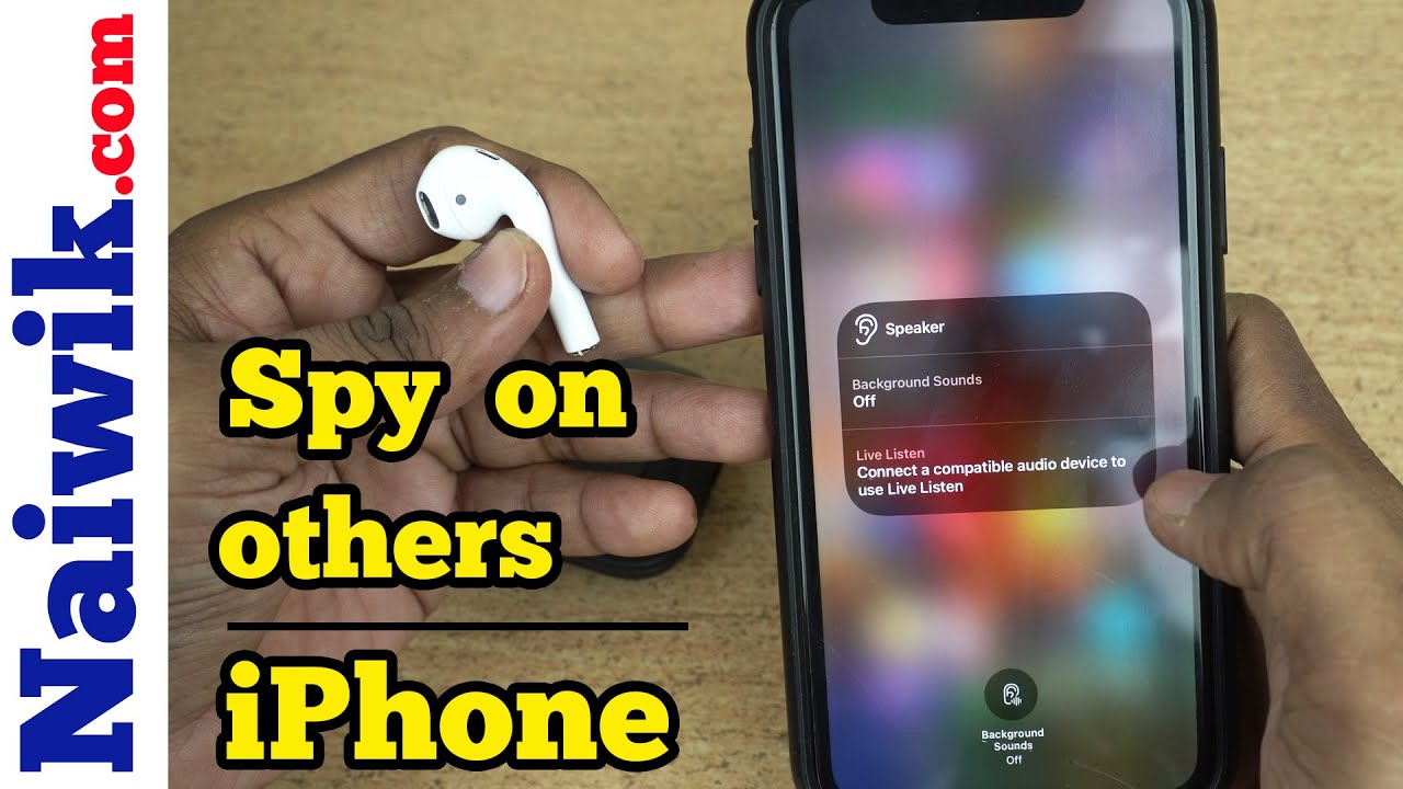 How to Spy on other people with your iPhone and AirPods || iOS 15 Live ...