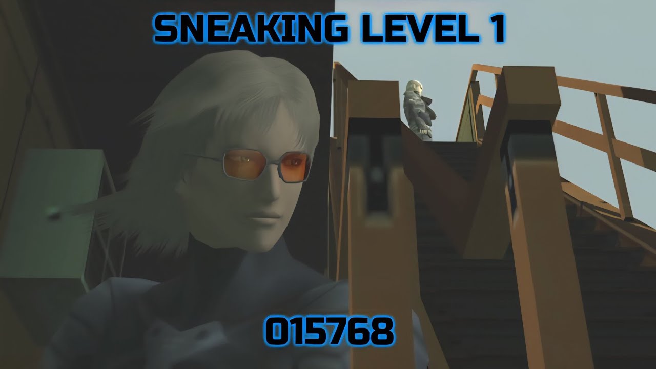 MGS2 VR Missions Raiden Sneaking Level 1 NEW Top Rank 015768 - YouTube