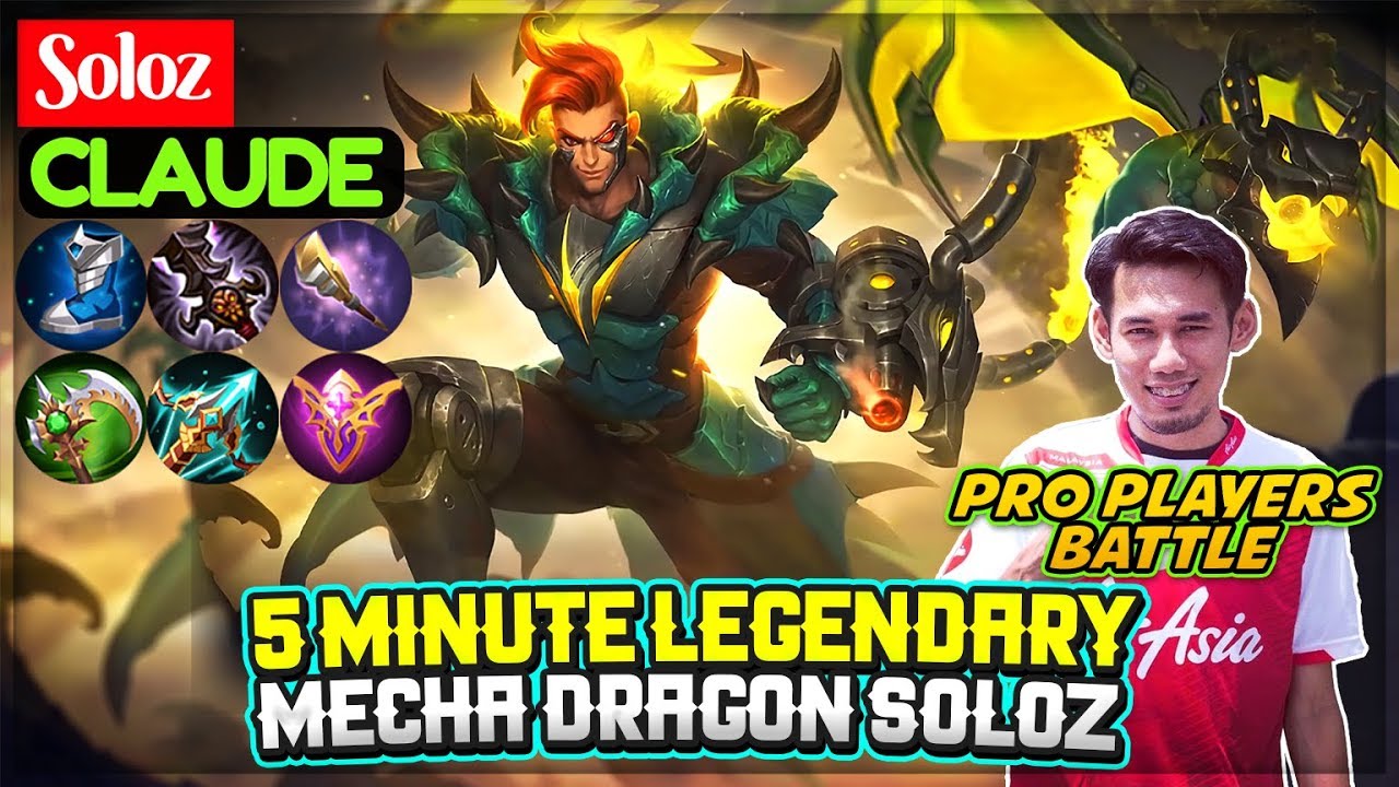5 Minute Legendary, Mecha Dragon Soloz [ Soloz Claude ] Mobile Legends ...