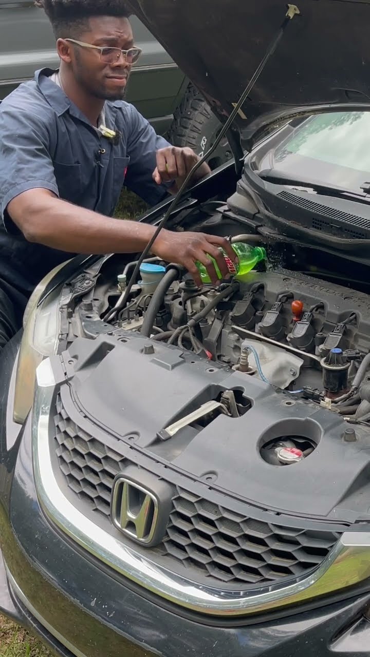 Engine runs on Mountain Dew instead of oil #viral #trending #cars # ...