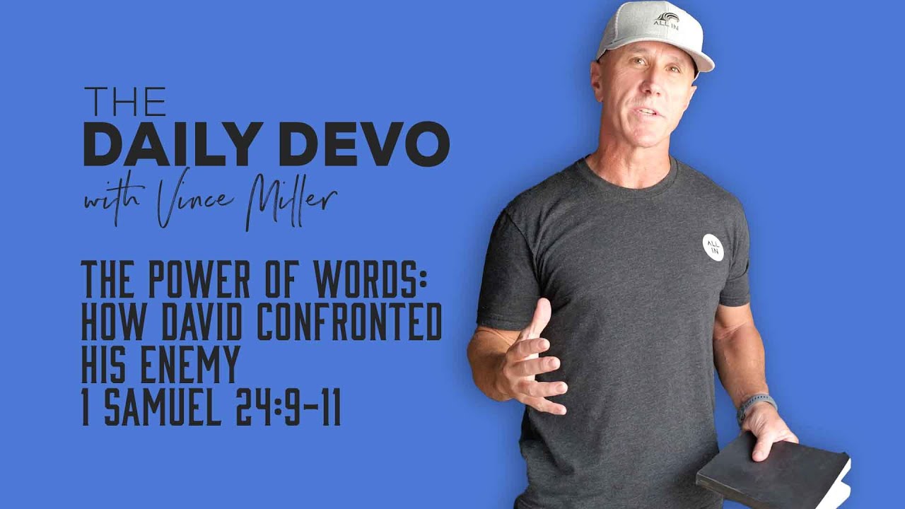 The Power of Words: How David Confronted His Enemy | 1 Samuel 24:9-11 ...