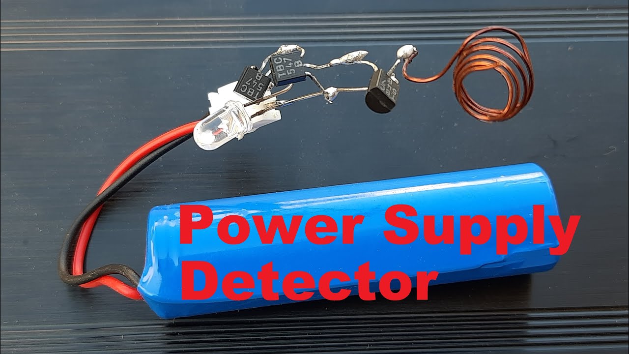 Power Supply Detector: A Useful DIY Wireless Device - YouTube