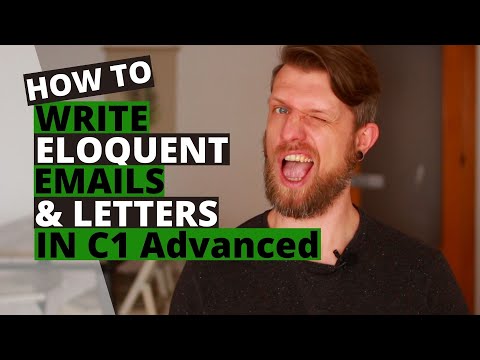 Cambridge C1 Advanced (CAE) - How to Write an Email/Letter
