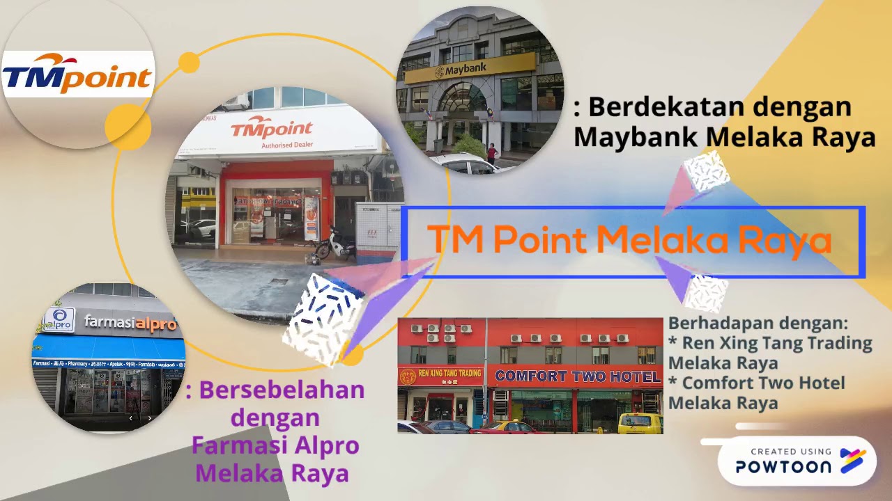 TM Point Melaka Raya Location - YouTube