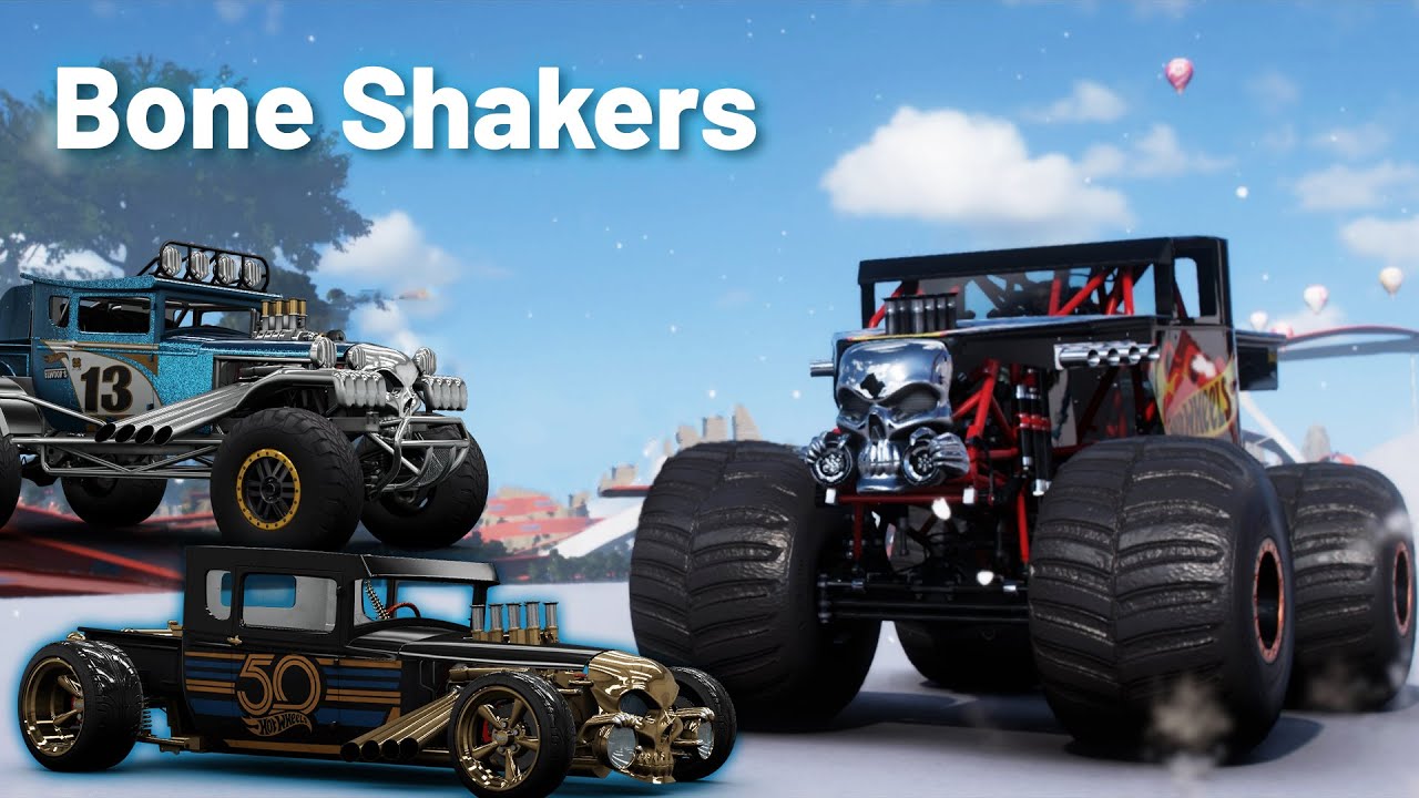 Bone Shaker Monster Truck | Hot Wheels | Forza Horizon 5 - YouTube
