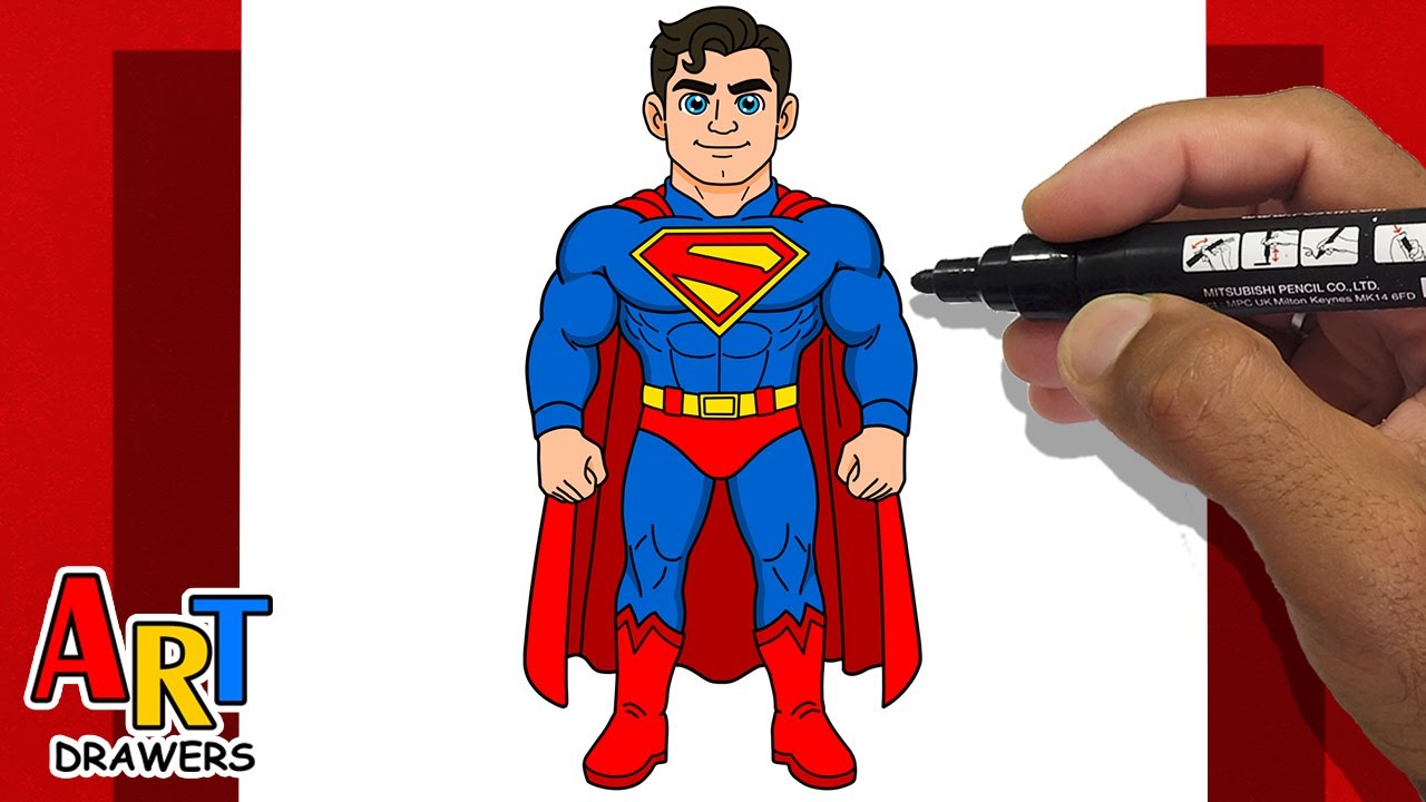How To Draw SuperMan 2025 - ( The Movie ) - YouTube