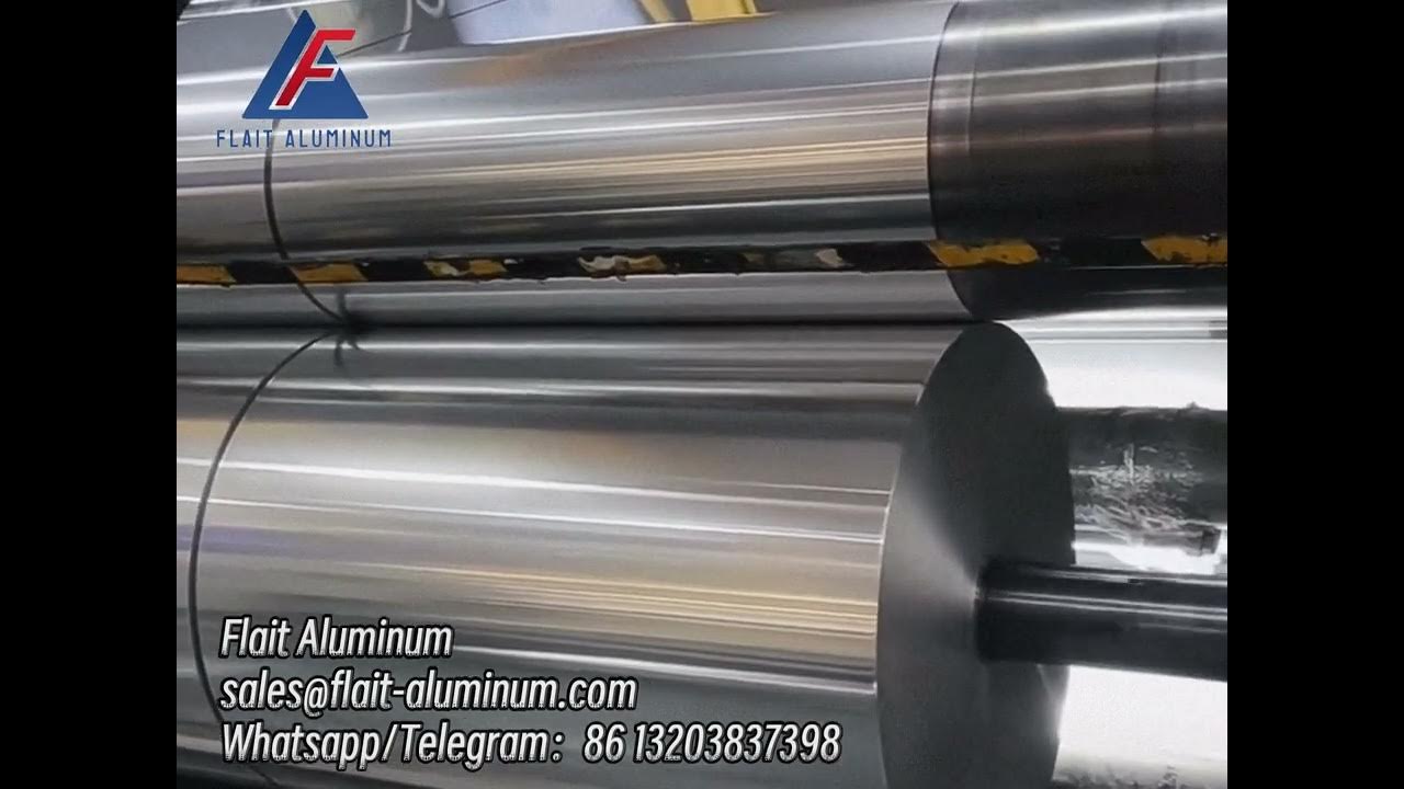 8006 8011 fabricante de papel de aluminio - YouTube