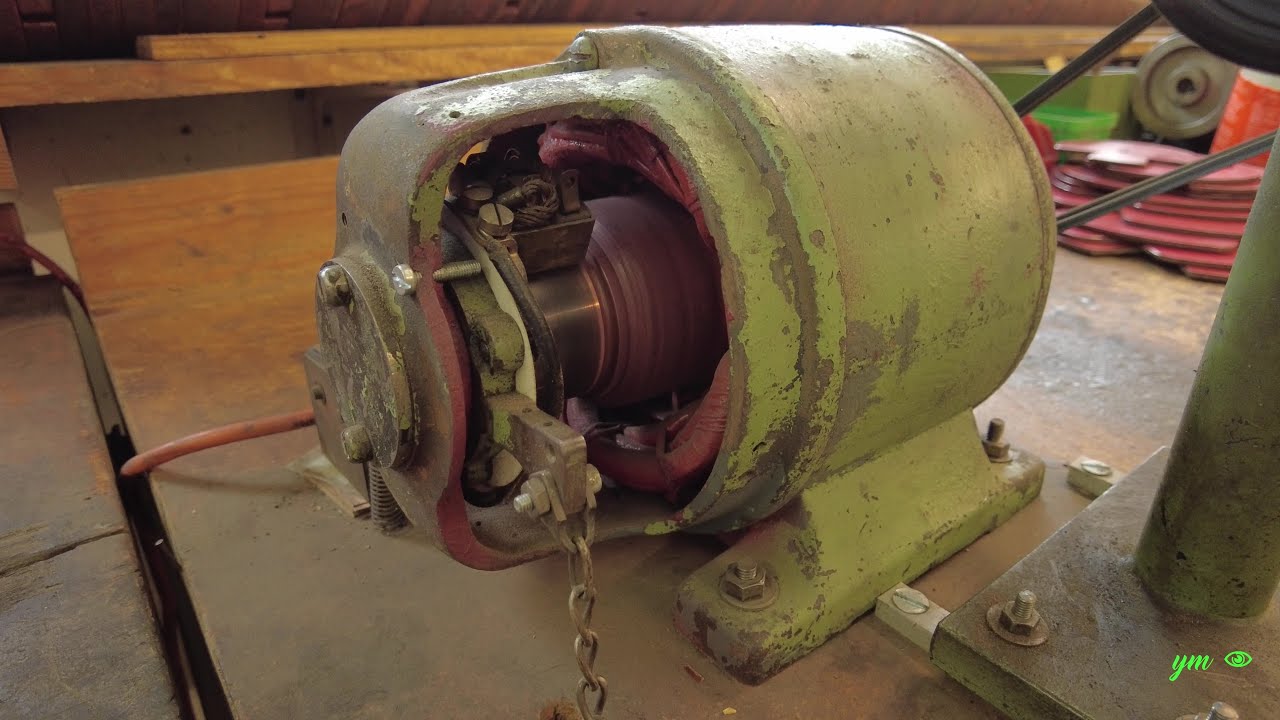 Moteur à répulsion , fonctionnement | Repulsion motor, operation - YouTube