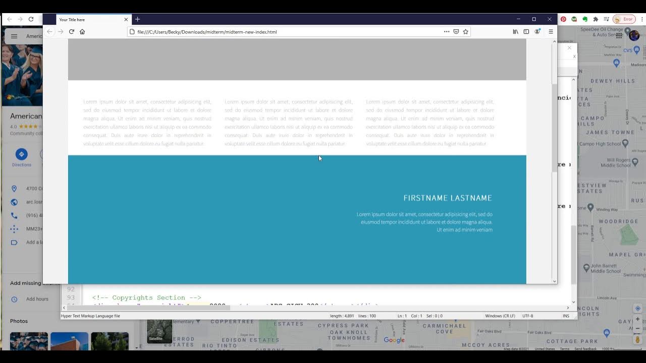 How to Embed a Google Map using HTML Code - YouTube