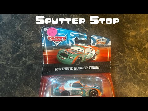 Unboxing Disney Diecast Car Sputter Stop with Synthetic Tires! - YouTube