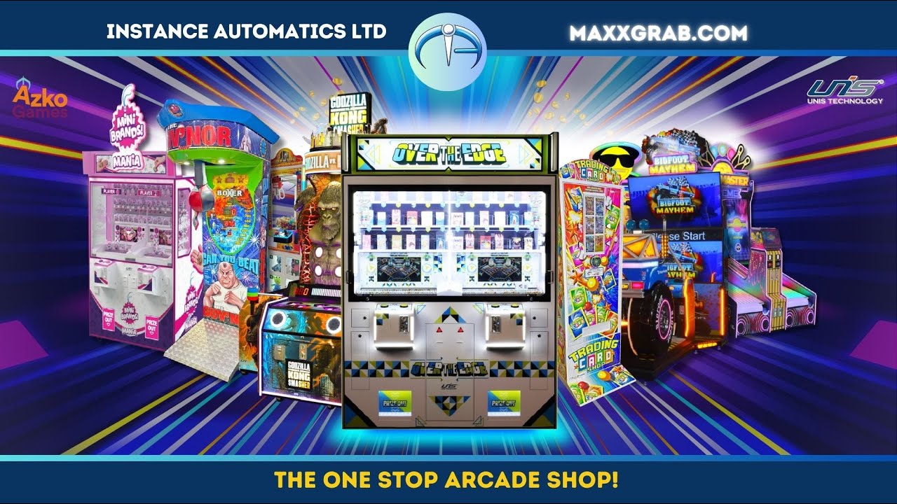 Instance Automatics 'one stop arcade shop'. New UNIS releases launched ...