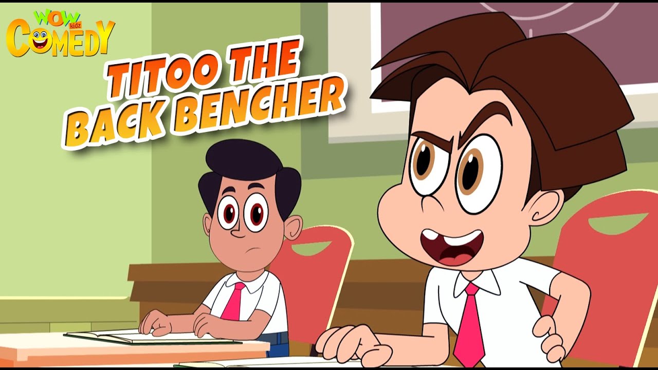 Titoo The Back Bencher | Titoo Funny Cartoon | S01E23 | Hindi Cartoon ...