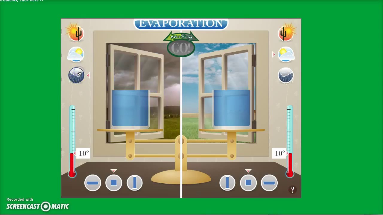 evaporation simulation. - YouTube