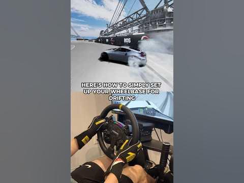 How to Setup Your Sim Racing Wheel For Drifting | #shorts - YouTube
