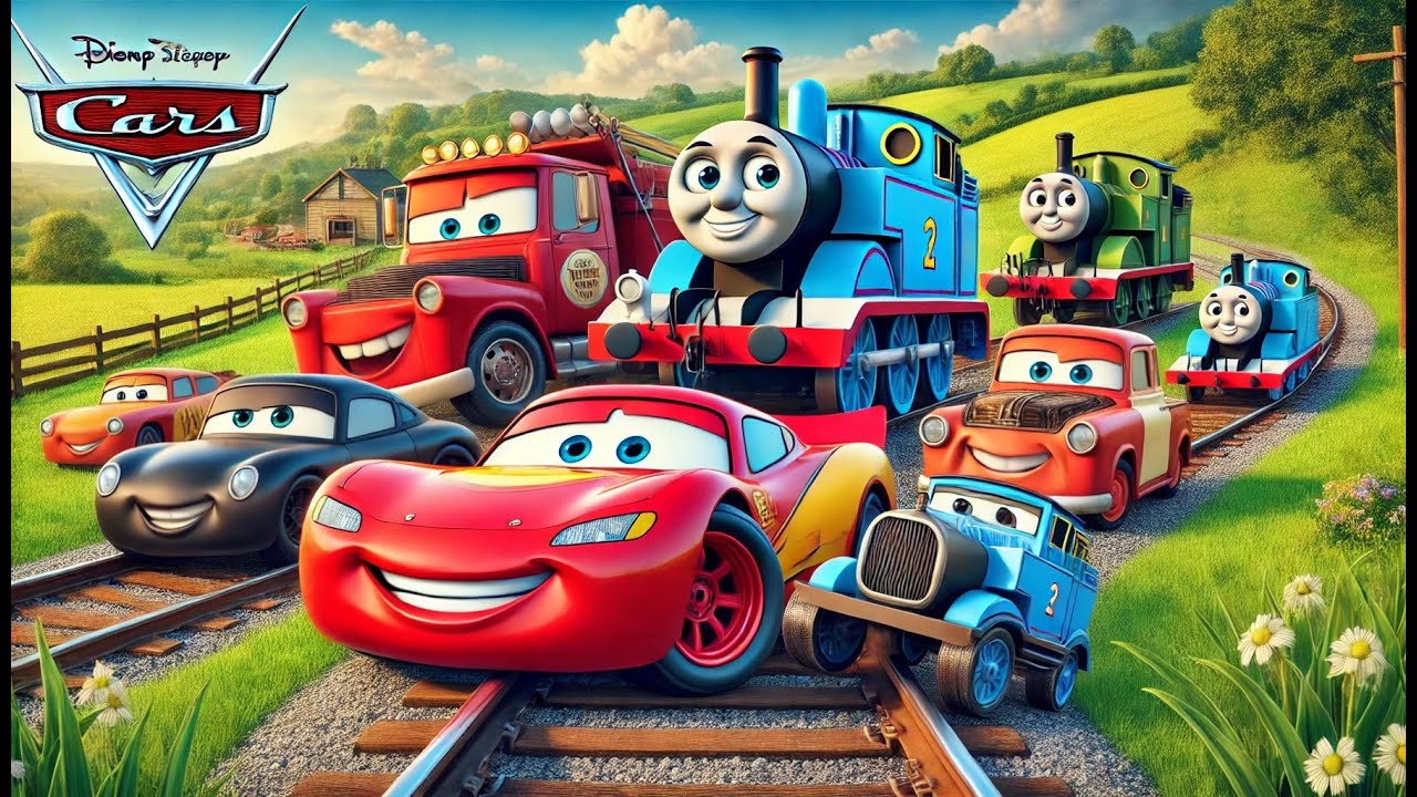 ¡Los coches Cars y Thomas & friends en Aventuras Increíbles! 🚂 , CARROS ...
