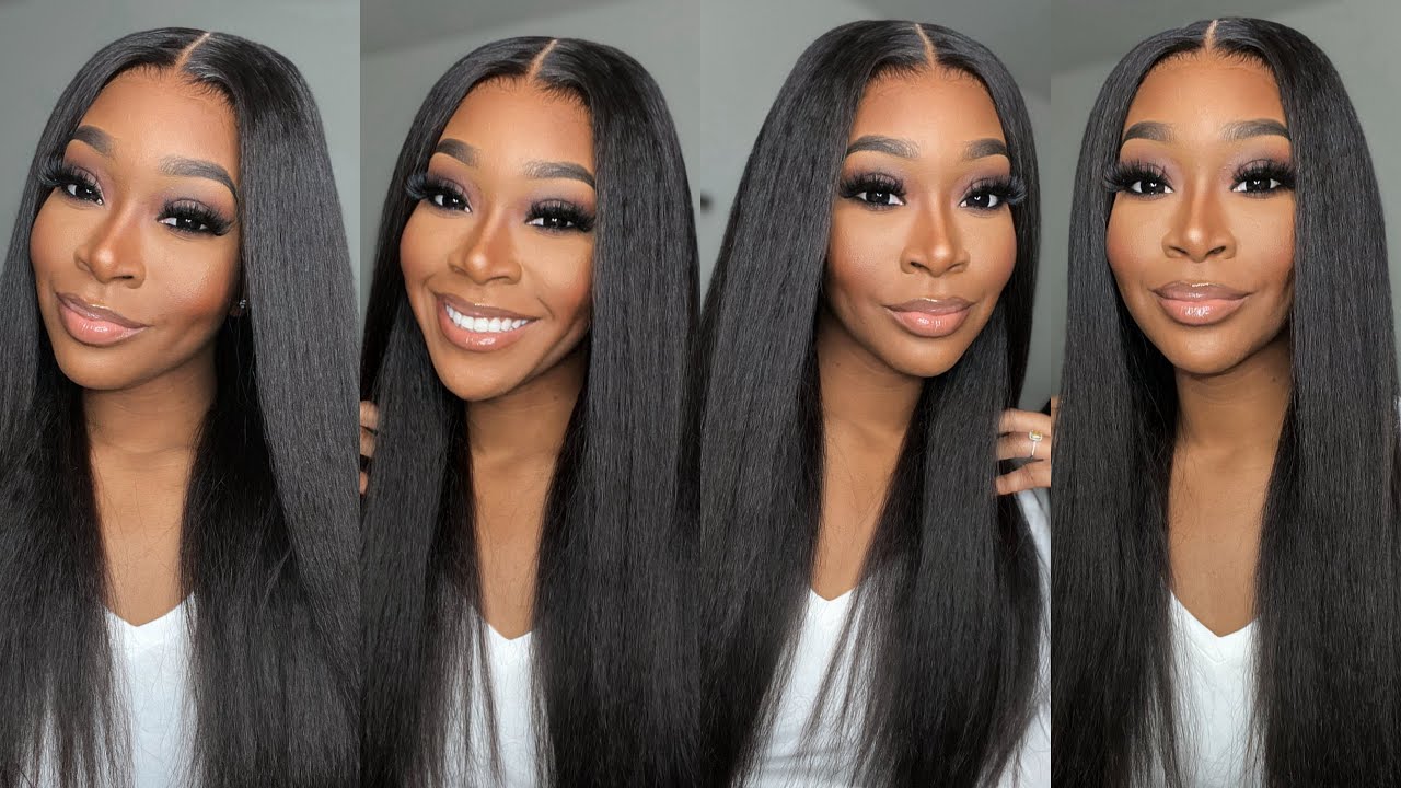 *NEW* M-Cap Yaki Straight 9x6 Glueless Wig Install + Easy Silk-Press ...