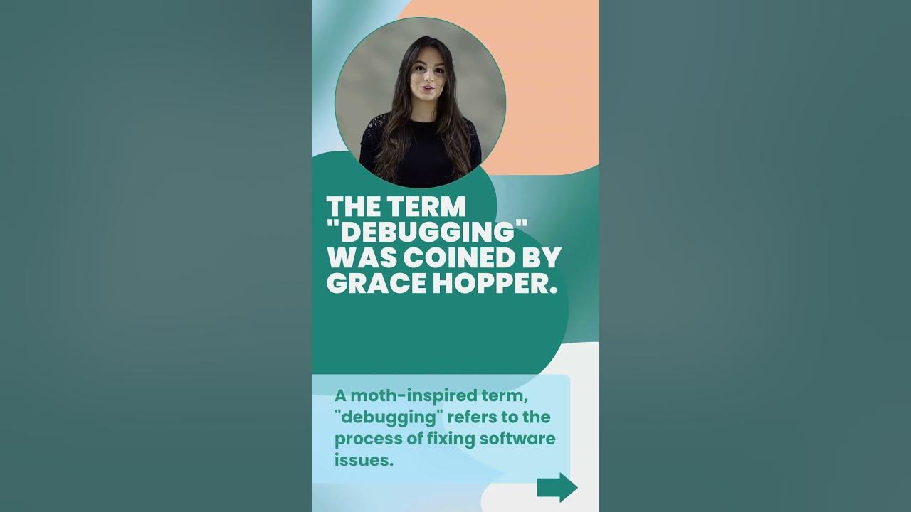 Unveiling the Tech History: How Grace Hopper Coined 'Debugging - YouTube