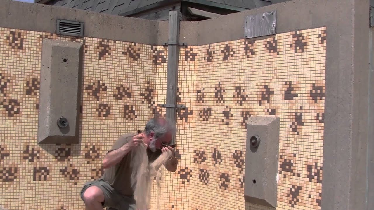Sultry Sandy Shower Scene - YouTube