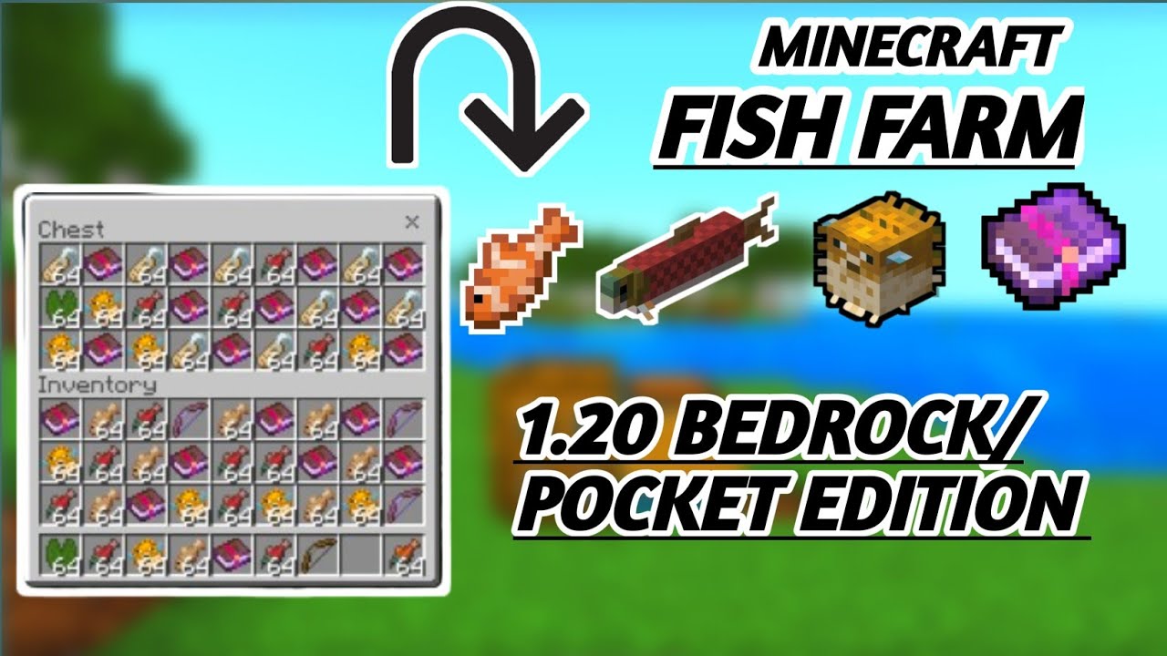 "Minecraft Fish Farm 1.20: Ultimate Guide for Bedrock & Pocket Edition ...