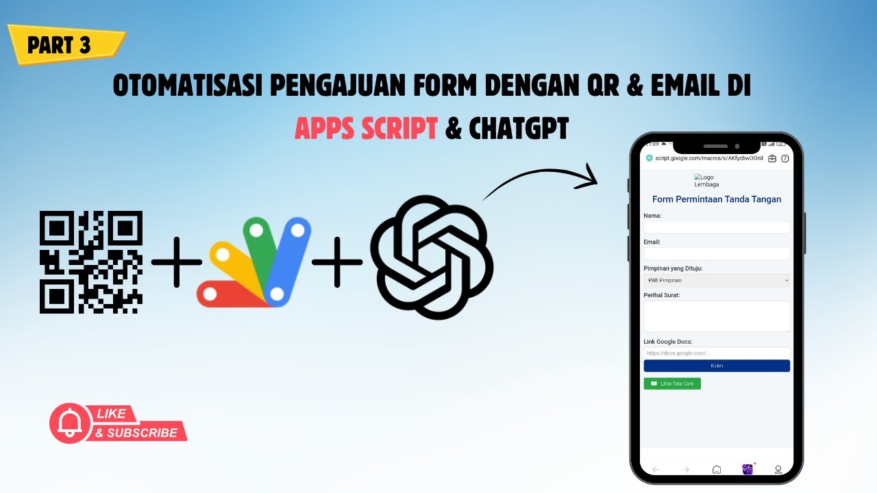 WebApp - Otomatisasi Pengisian Formulir dengan QR & Email di Apps ...