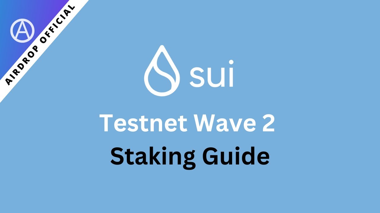How to stake on the SUI testnet wave 2 - YouTube