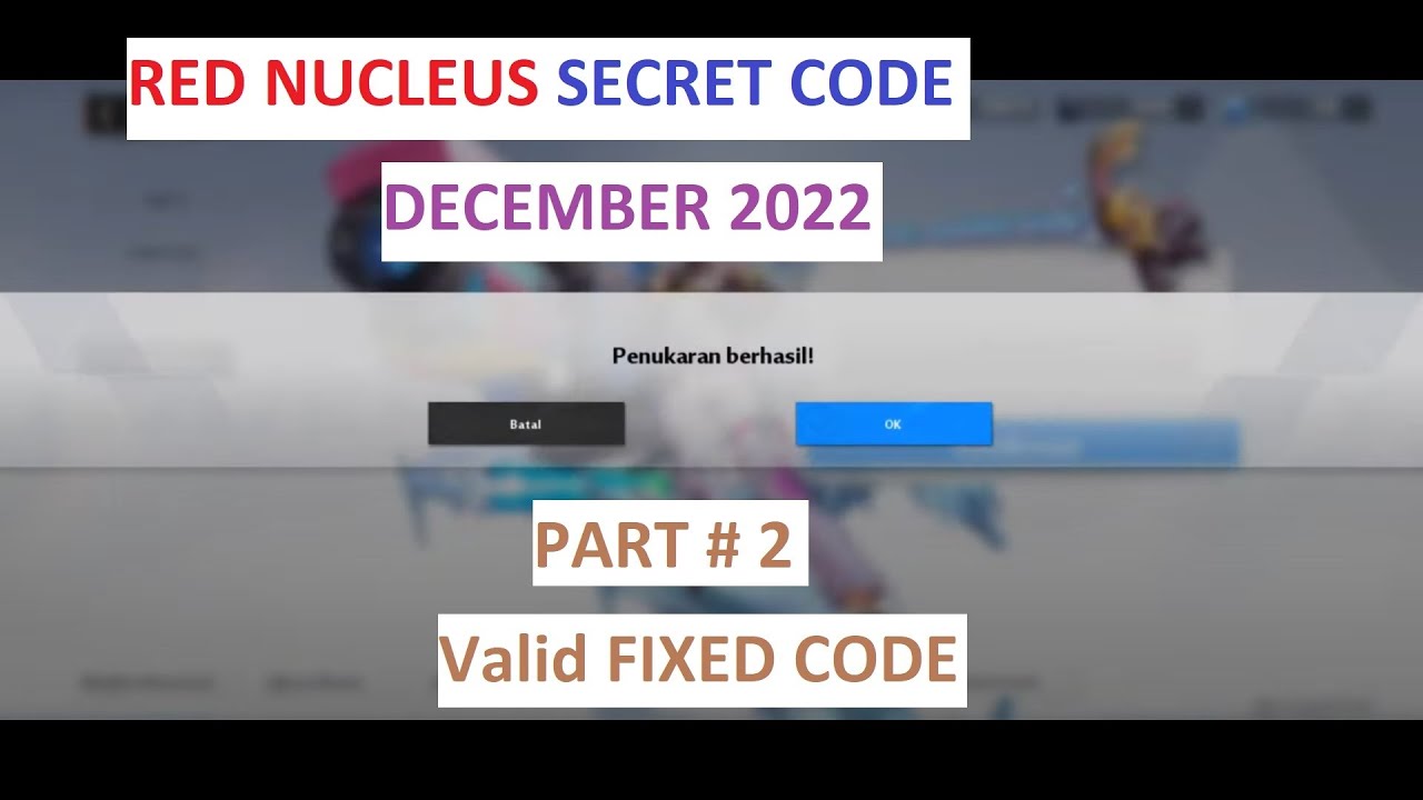 Secret Code December - Red Nucleus Via Message【 TOWER OF FANTASY 】 #tof #story #openworld # ...