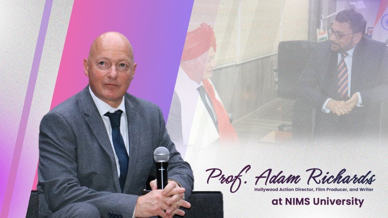 Action Director Prof Adam Richards at NIMS University | Hollywood ...