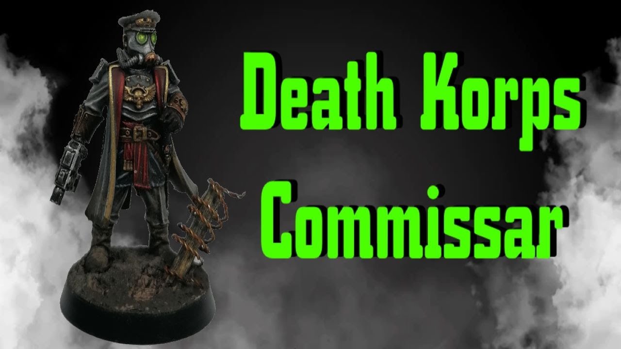 40k Death Korps of Krieg Commissar (proxy 3d Printed) - YouTube