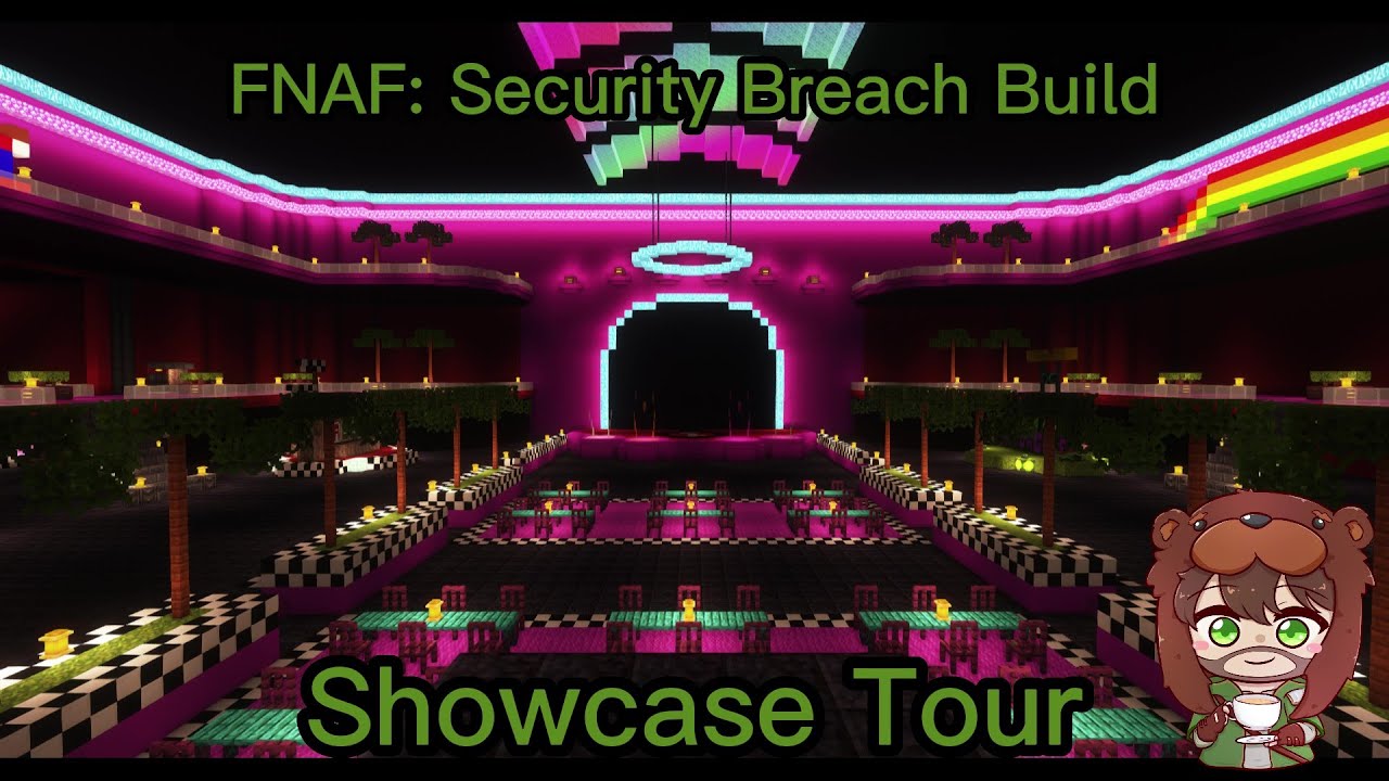 Minecraft FNAF Security Breach Map Showcase Tour! Download In ...