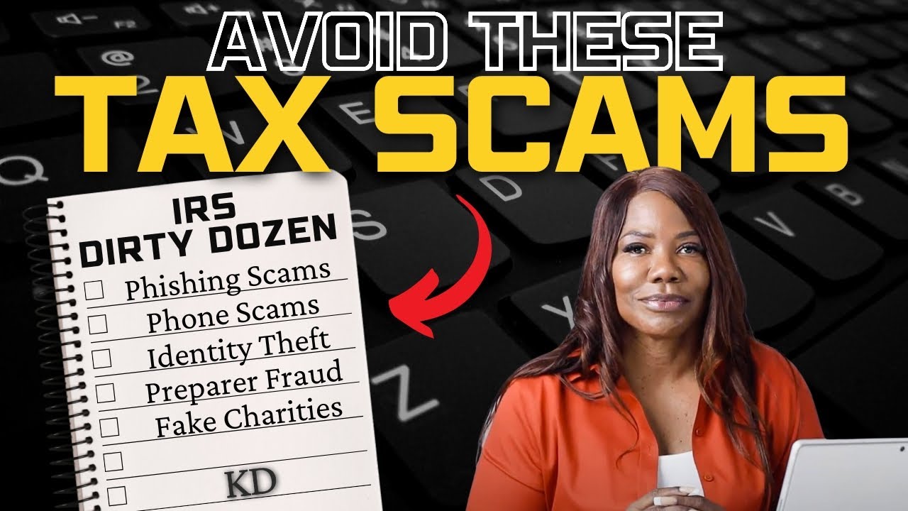 IRS List of Tax Scams and Fraud to avoid #irs - YouTube
