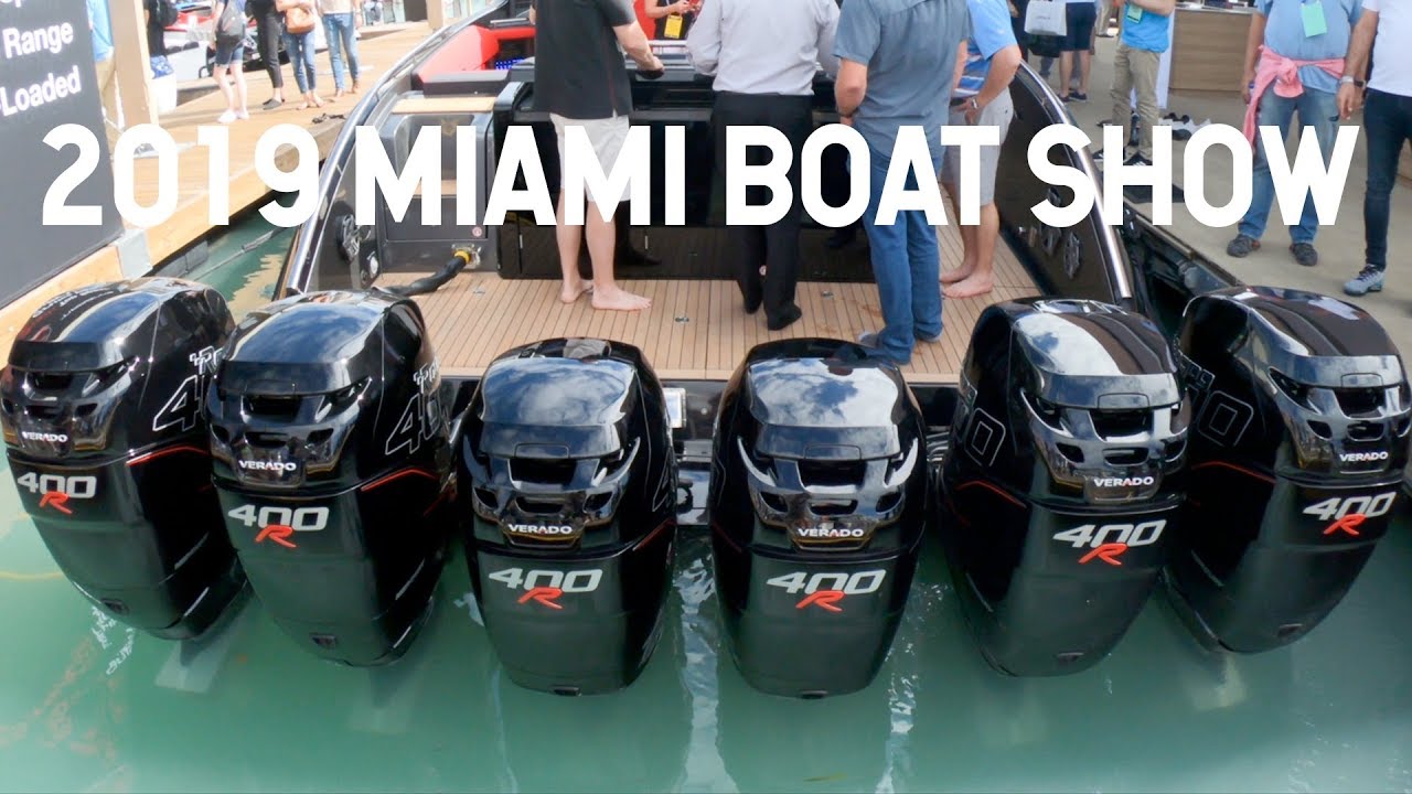 2019 Miami Boat Show! Center Console Boats - YouTube