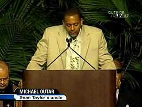 Sean Taylor Funeral Casket