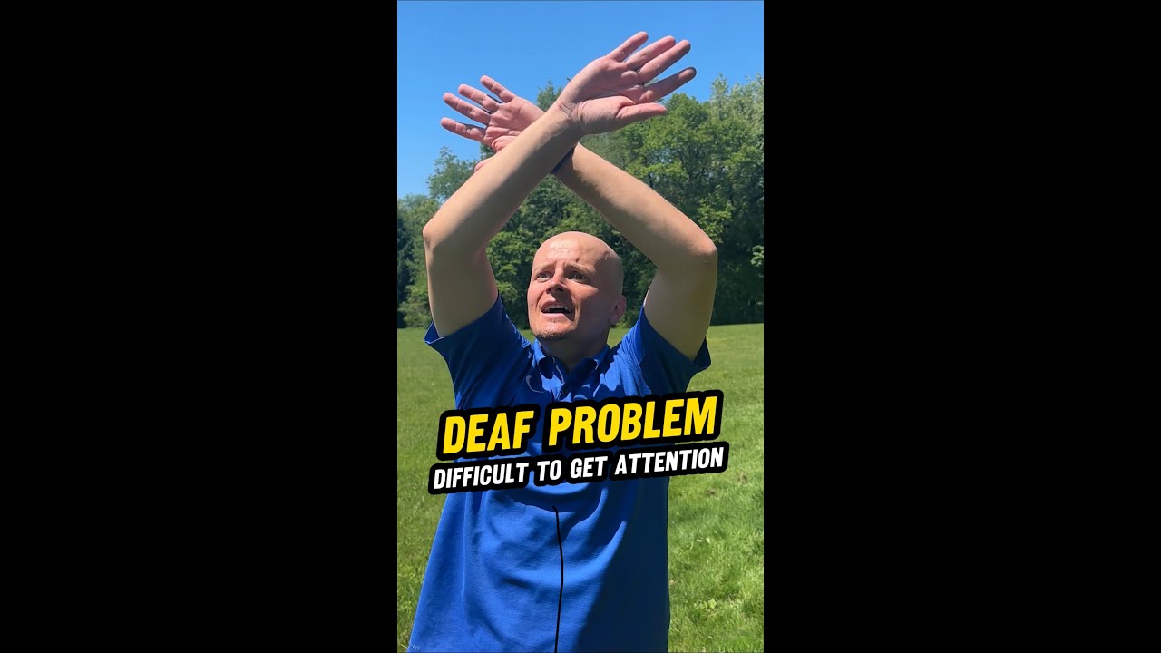 The deaf problem is difficult to get attention to! - YouTube