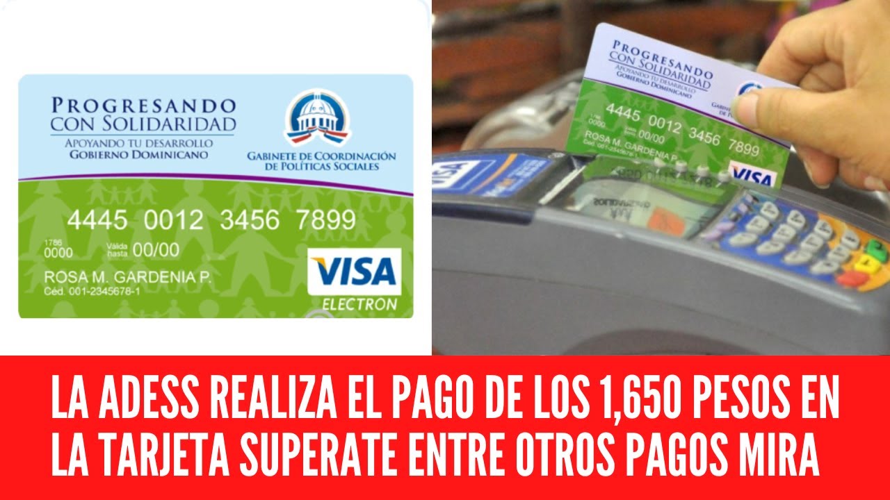 LA ADESS REALIZA EL PAGO DE LOS 1,650 PESOS EN LA TARJETA SUPERATE ENTRE OTROS PAGOS MIRA - YouTube