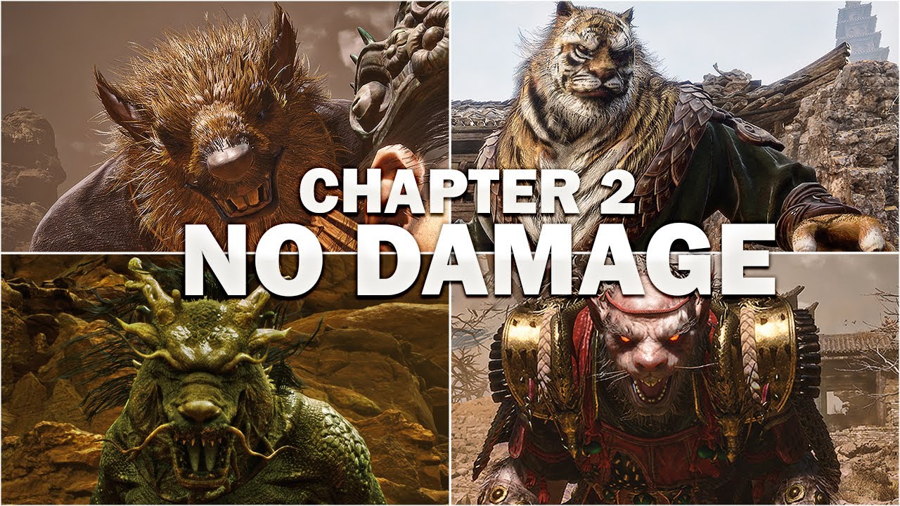 Black Myth: Wukong - Chapter 2 All Bosses [No Damage] - YouTube