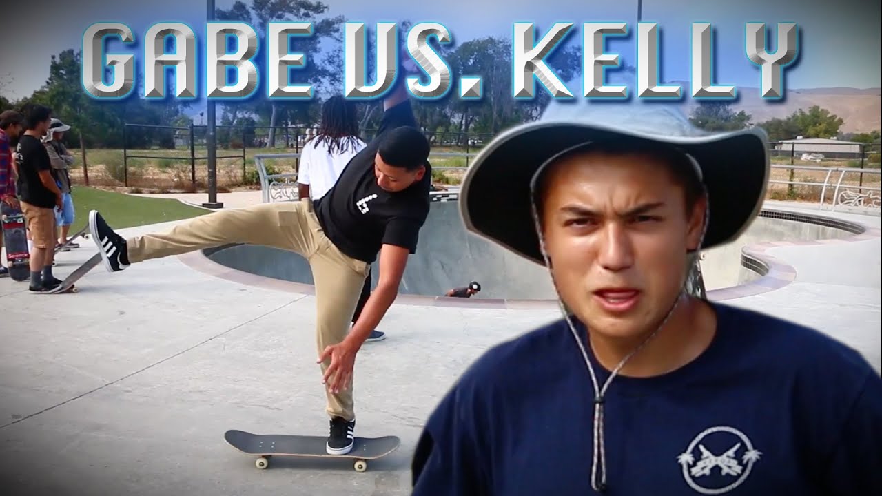 GABE CRUZ VS KELLY WAKASA SKATE - YouTube